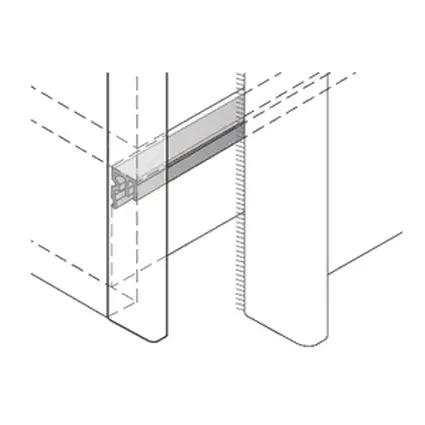 462641 - Profil de guidage Inférieur TopLine M STB16.2, 300