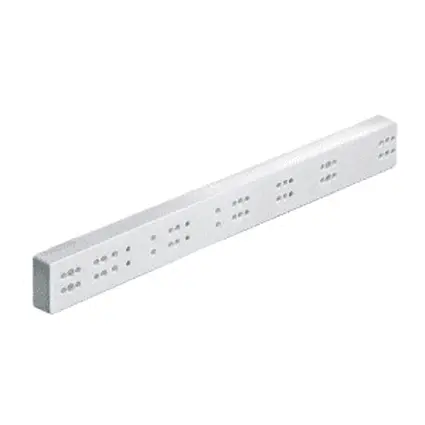 460950 - Spacer Profile, 25mm x 50mm x 486mm, White finish,