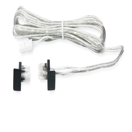 830849 - End cap for profile #79 recessed, White finish