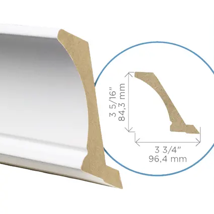 812334 - Crown Moulding, TAFISA®, L535, Olon® (WP22), Alto