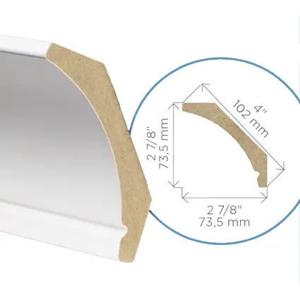 812292 - Ogee, Uniboard, H56, Olon (4766), Aura (AU) finish,