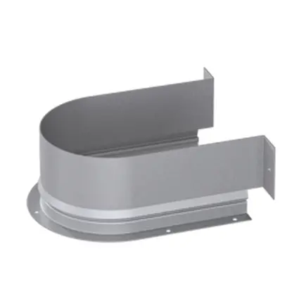 463412 - Metal Surround for U-Bend Cutout - Round, Height 67